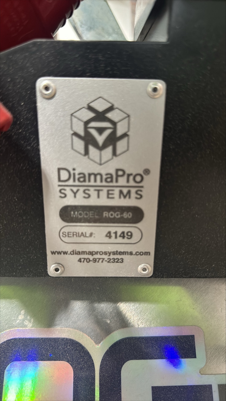 Used ROG-60+ Ride-On Grinder - 4149 - Niagara Machine, Inc Online Store.