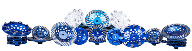 Diamond Tools - Hand Grinder Tooling - Cup Wheels