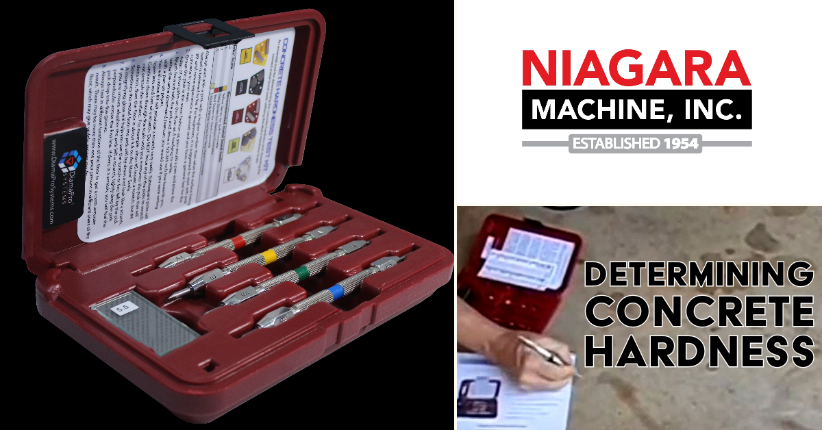 Determining Concrete Hardness - Niagara Machine, Inc Online Store.