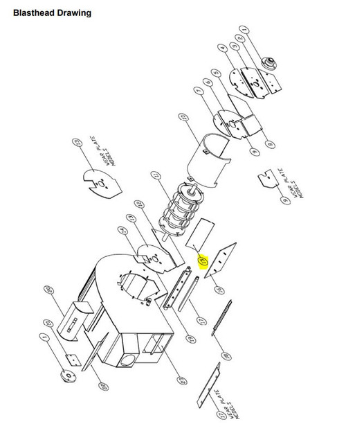 Lower Front Liner BPZ-20-360 - Niagara Machine, Inc Online Store.