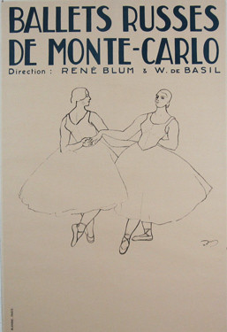 Ballets Russes De Monte-Carlo original poster