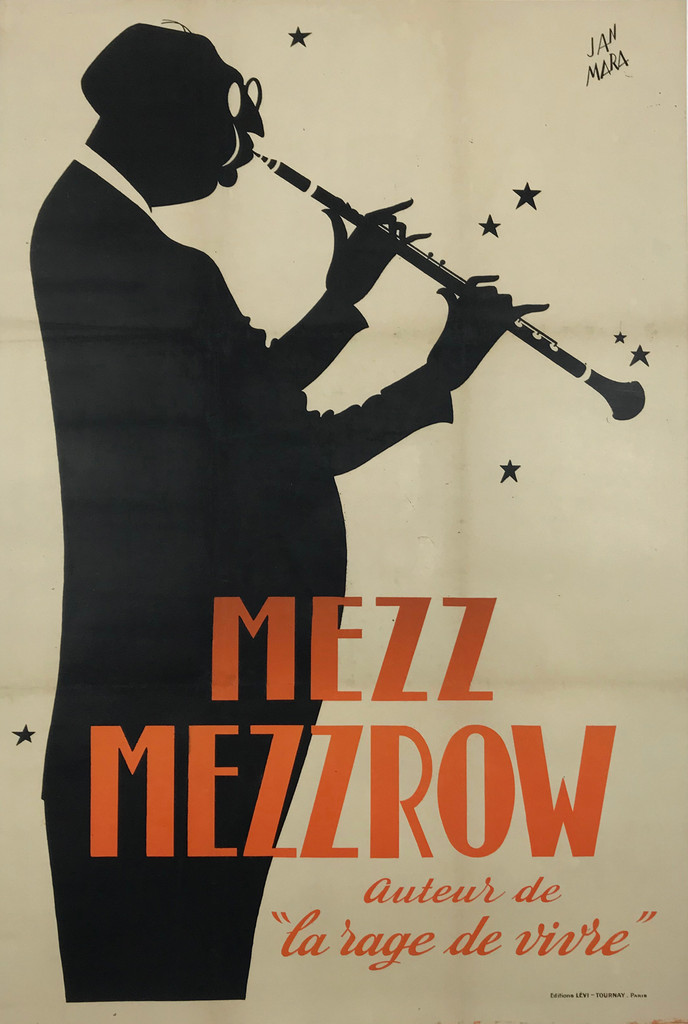 Mezz Mezzrow La Rage De Vivre by Jan Mara Original 1950 Vintage French ...