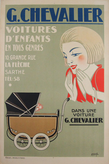 G. Chevalier original vintage poster by Etienne