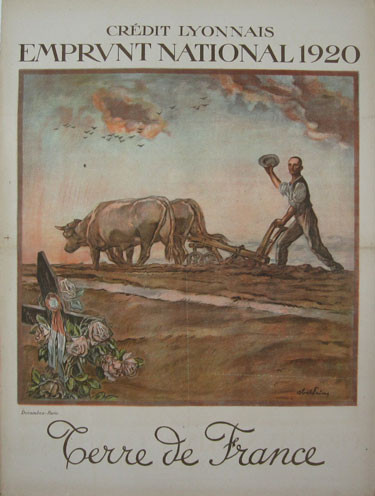 Emprunt National by Abel Faivre from 1920 France
