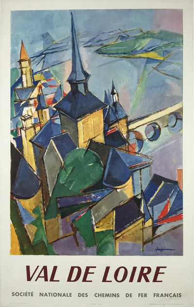 Val De Loire SNCF French Railways Poster Travel