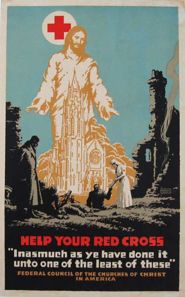Help Your Red Cross original vintage poster