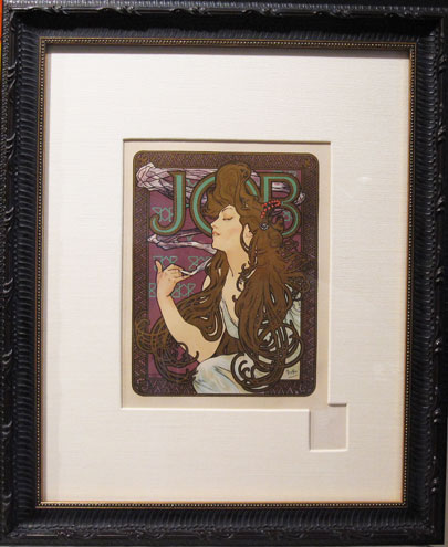 Maitre De L'Affiche JOB Mucha original rare poster