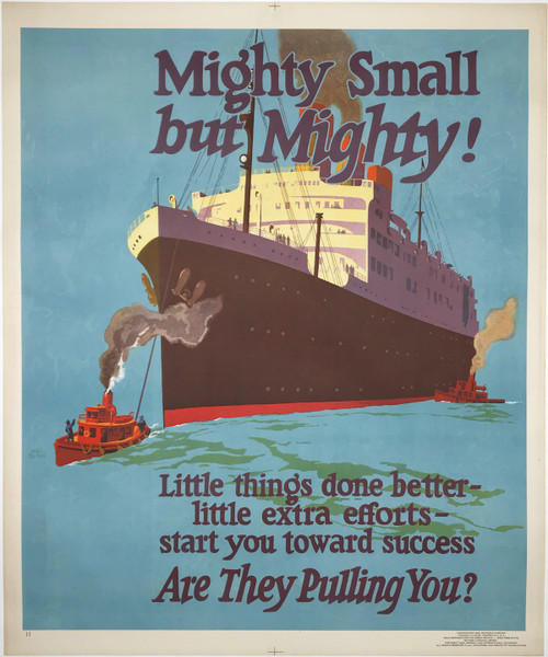 Mighty Small But Mighty original Mather work incentive series vintage ...