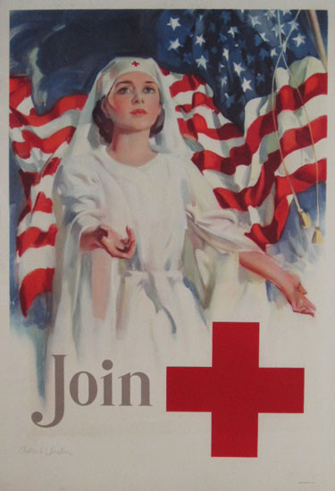 Original War Poster Join by Seaton from 1943 USA.