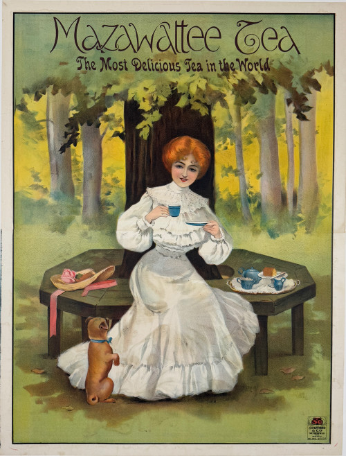 Mazawatte Tea Poster by Stafford & Co Original 1920 English Co ...