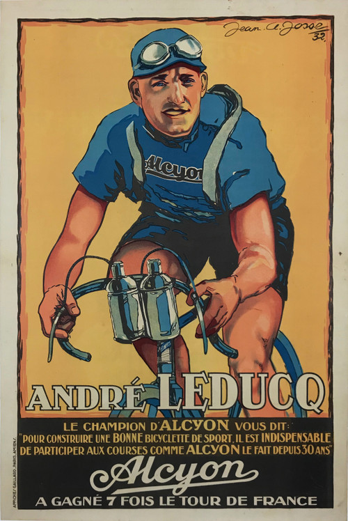 Andre Leducq Le Champion D'Alcyon Cycles by Jean Alexander Josse ...