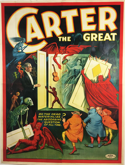 Carter The Great original poster magic performance