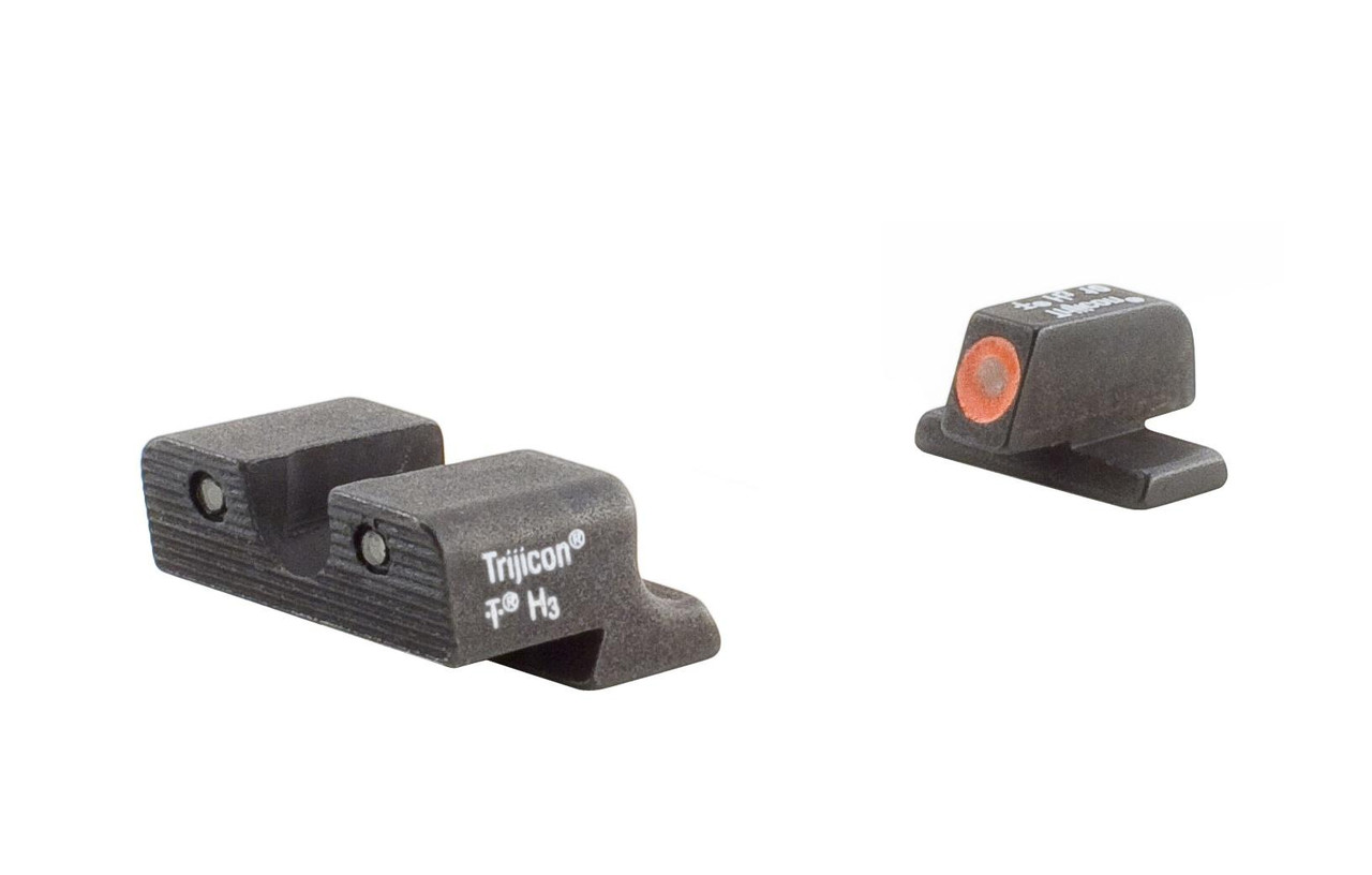 Trijicon HD XR Night Sight Set, Orange Front Outline, Tritium Night Vision