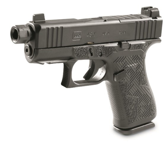Glock Shark Coast Tactical 43X, 9MM, Threaded Barrel, 10 Rds, Black ...