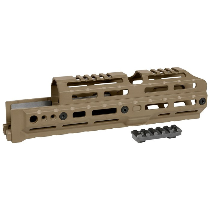 Midwest AK Alpha Series 10'' M-LOK Handguard, Flat Dark Earth