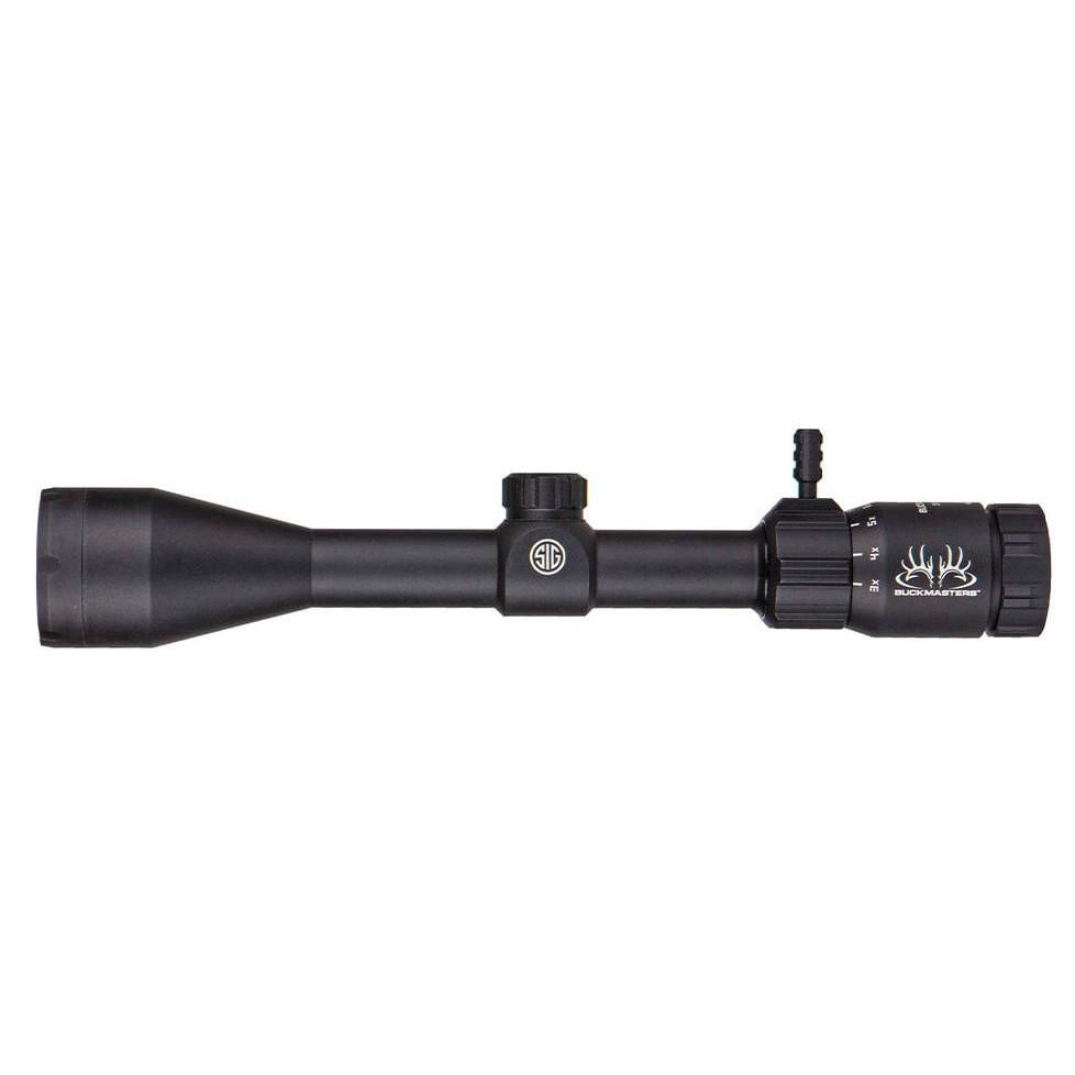 SIG Sauer Buckmasters Rifle Scope, 4-16X Magnification, Black