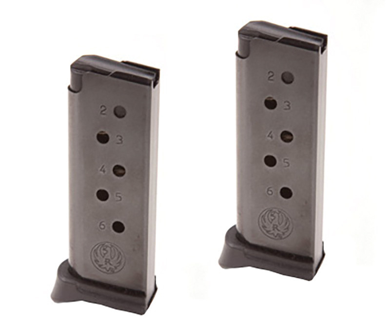 Ruger LCP Magazine, Alloy Steel/Polymer, Blued Finish