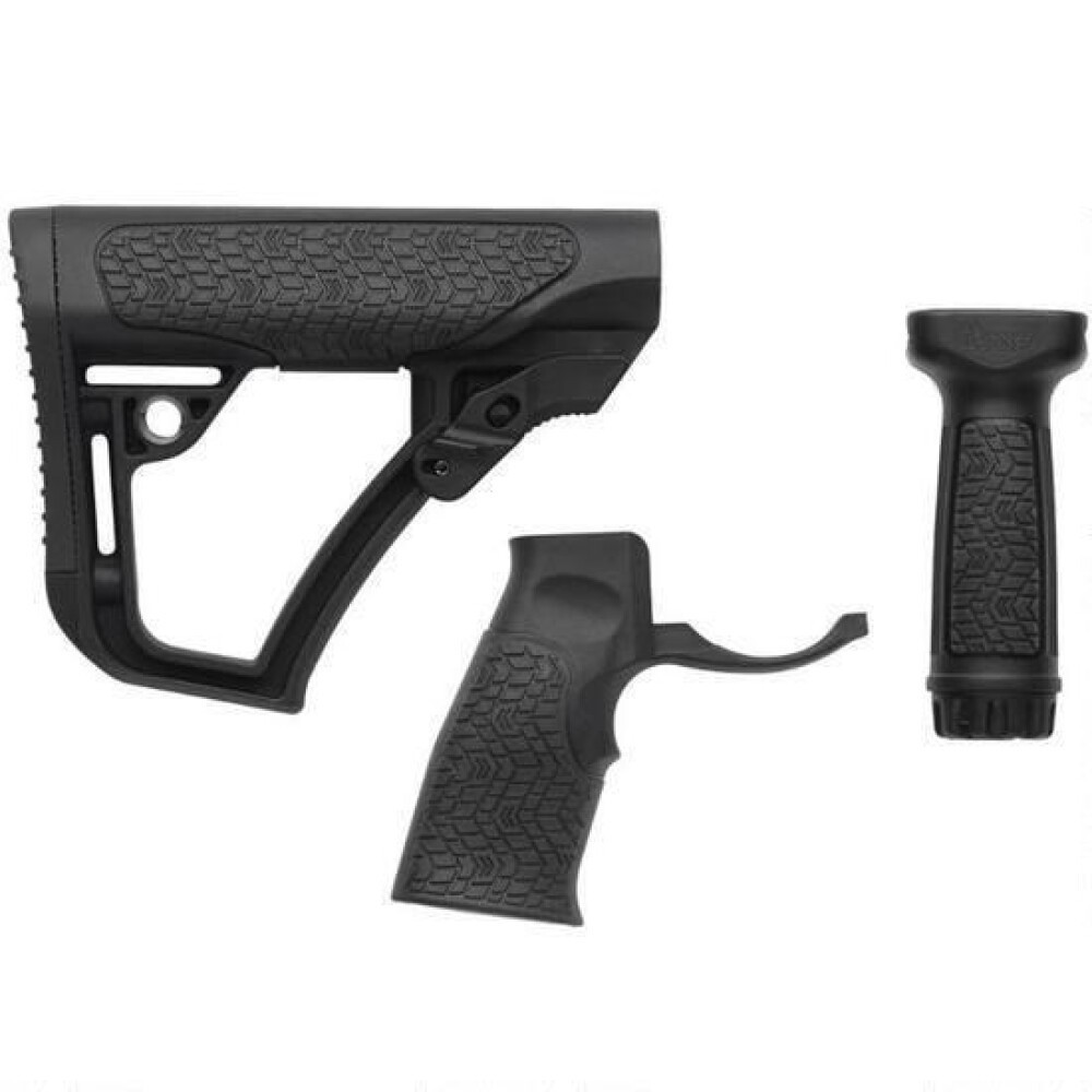 Daniel Defense Collapsible Buttstock Pistol Grip & Vertical Foregrip ...