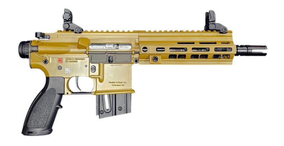 Heckler & Koch HK416, 22LR, 8.50" Barrel, 20 Rds, HK Brown Finish