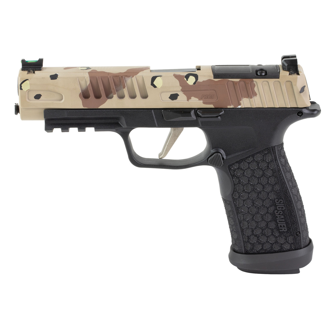 Sig Sauer P365 Fuse, 9mm, Chocolate Chip DS Camo Cerakote, LXG Grip ...