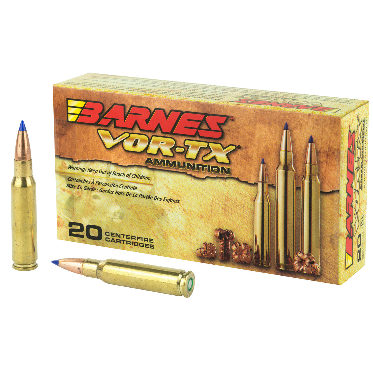 Barnes VOR-TX, .308 WIN, 168 Gr, TTSX BT, 20 Rds