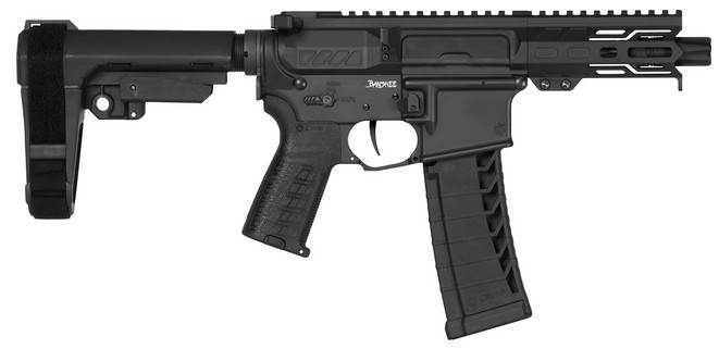 CMMG BANSHEE MK4, .22 LR, 4.5" Barrel, 25 Rds, Armor Black