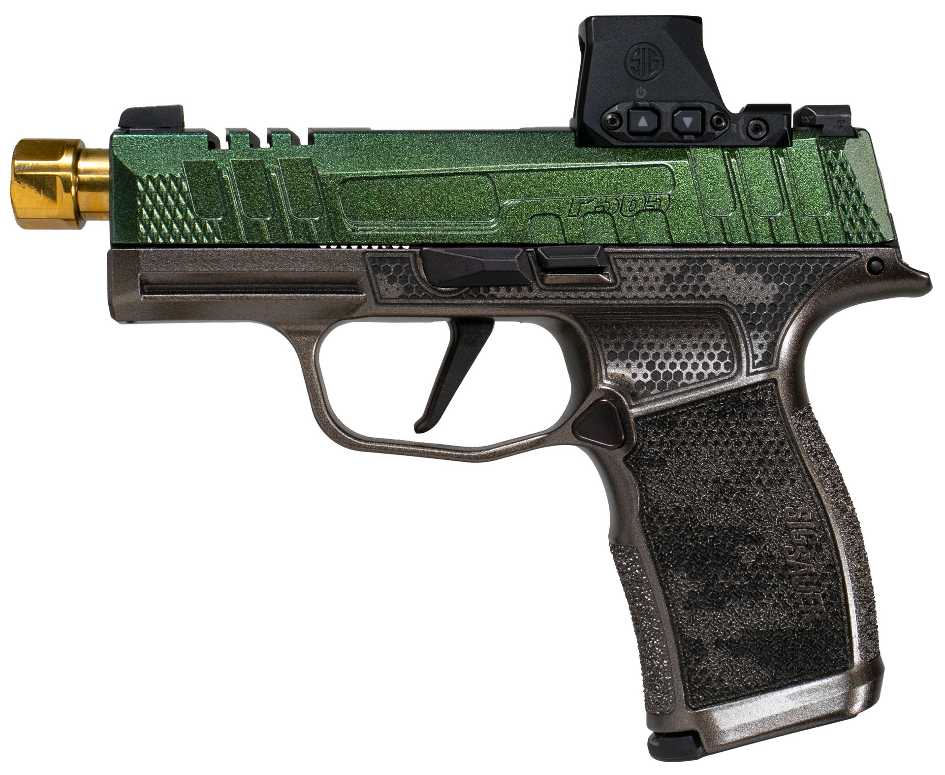 NIB, SIG Sauer Cypress Raptor P365X, Gun Candy Cerakote Finish. - Semi ...