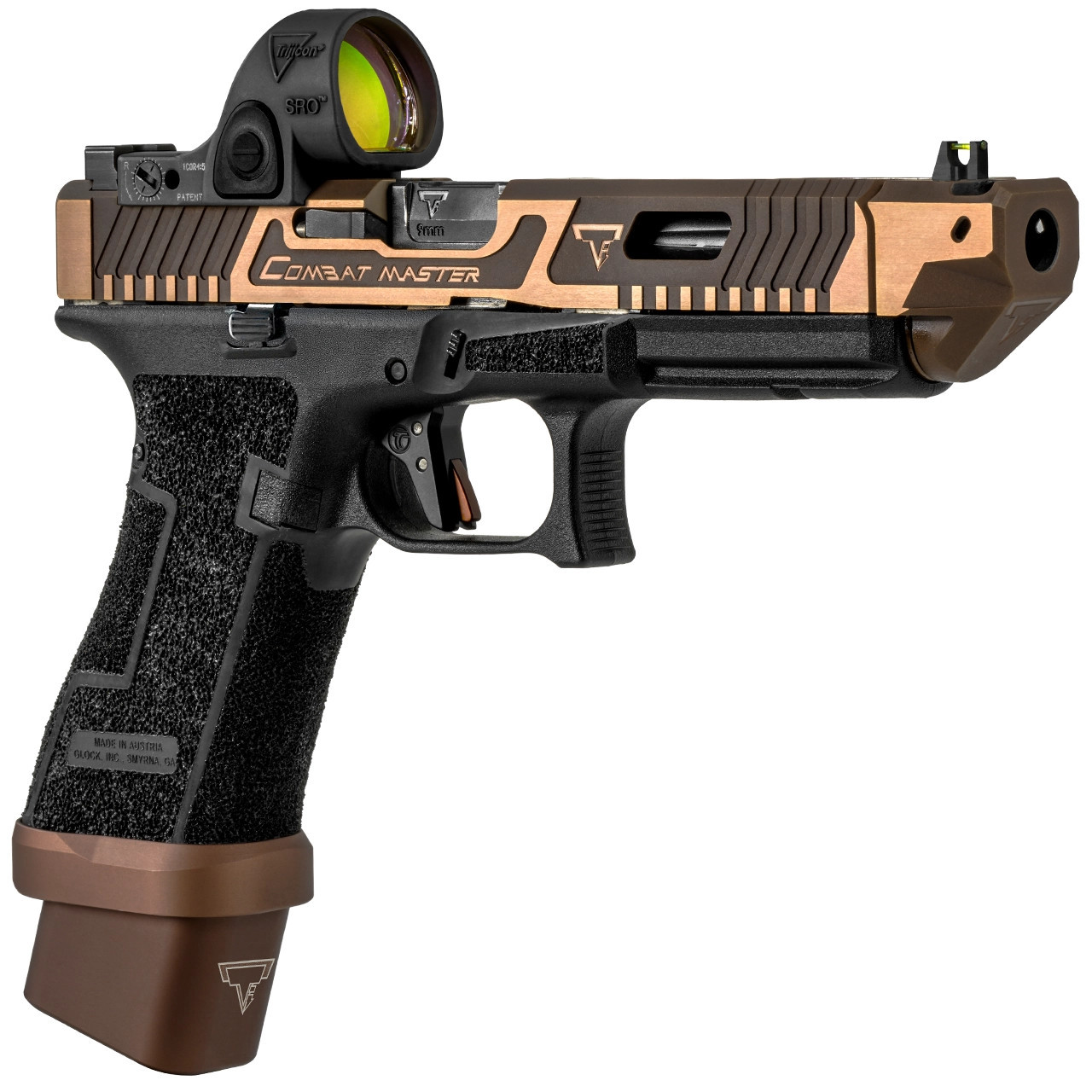 TTI Ballerina Glock 17 Gen 5 Package, 9mm, Compensated, Trijicon SRO ...