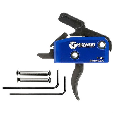 Midwest AR-15 Enhanced Trigger, Single Stage, 3.5lbs, Made in USA