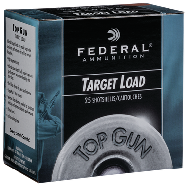 Federal Top Gun, 12 Gauge, 2.75" Shell, 250 Rds, Paper Wad