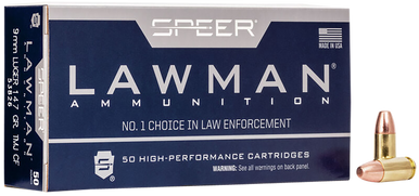 speer-lawman-training-clean-fire-9mm-luger-147gr-tmj-flat-nose-50