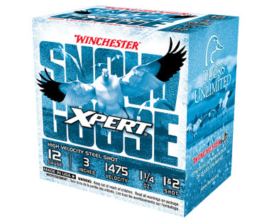 Winchester Xpert Snow Goose, 12 Gauge, 3" Shell, 1 & 2 Shot, 25 Rounds