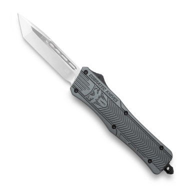 CobraTec MD GY Tanto, Dual Action OTF, Grey Finish