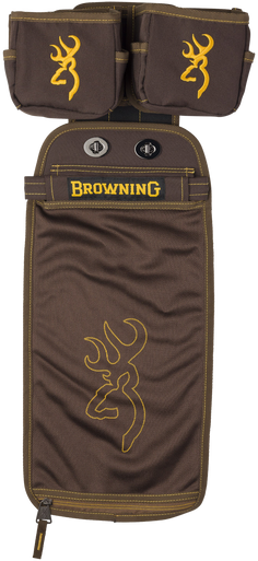 Browning Comp Series Shell Pouch, Brown Polyester, Water-Resistant