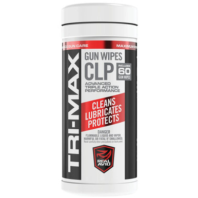 Real Avid Tri-Max CLP, Cleaner and Lubricant, 60ct of Wipes