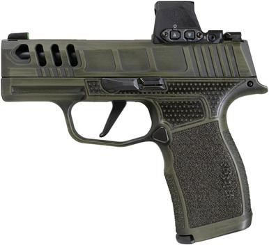 SIG Sauer P365X, Distressed OD Green & FDE Cerakote, Romeo-X Compact ...