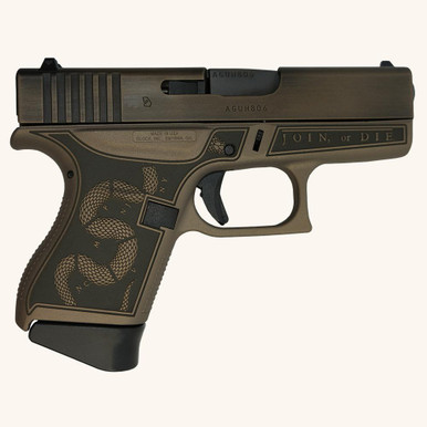 Glock G43, 9MM Luger, 3.41" Barrel, 6 Rds, Custom Finish