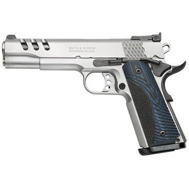 Smith & Wesson PC, .45 ACP, 5.00" Barrel, 8 Rds, Glass Bead Stainless