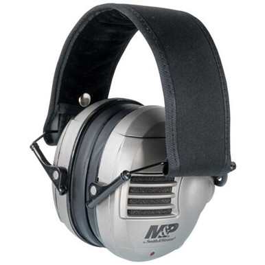 Smith & Wesson M&P Alpha 23 dB Electronic Earmuff, Black/Gray