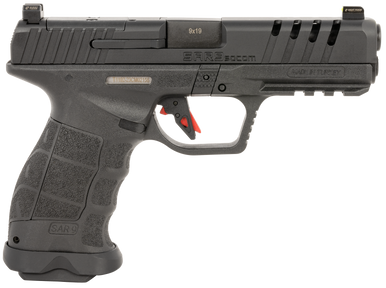 SAR USA SAR9 SOCOM, 9MM, 5.20" Barrel, 21 Rds, Black Cerakote