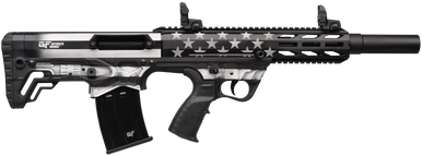 GForce Arms GFY1-USG, 12 Gauge, 18.50" Barrel, 5+1 Rds, Black & White ...