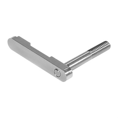 Badger Ordnance Titanium Magazine Catch, Grade 5 Titanium, Natural Finish