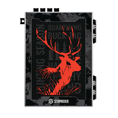 StopBox Pro Compact Rapid-Access Handgun Safe, Crimson Elk Finish ...