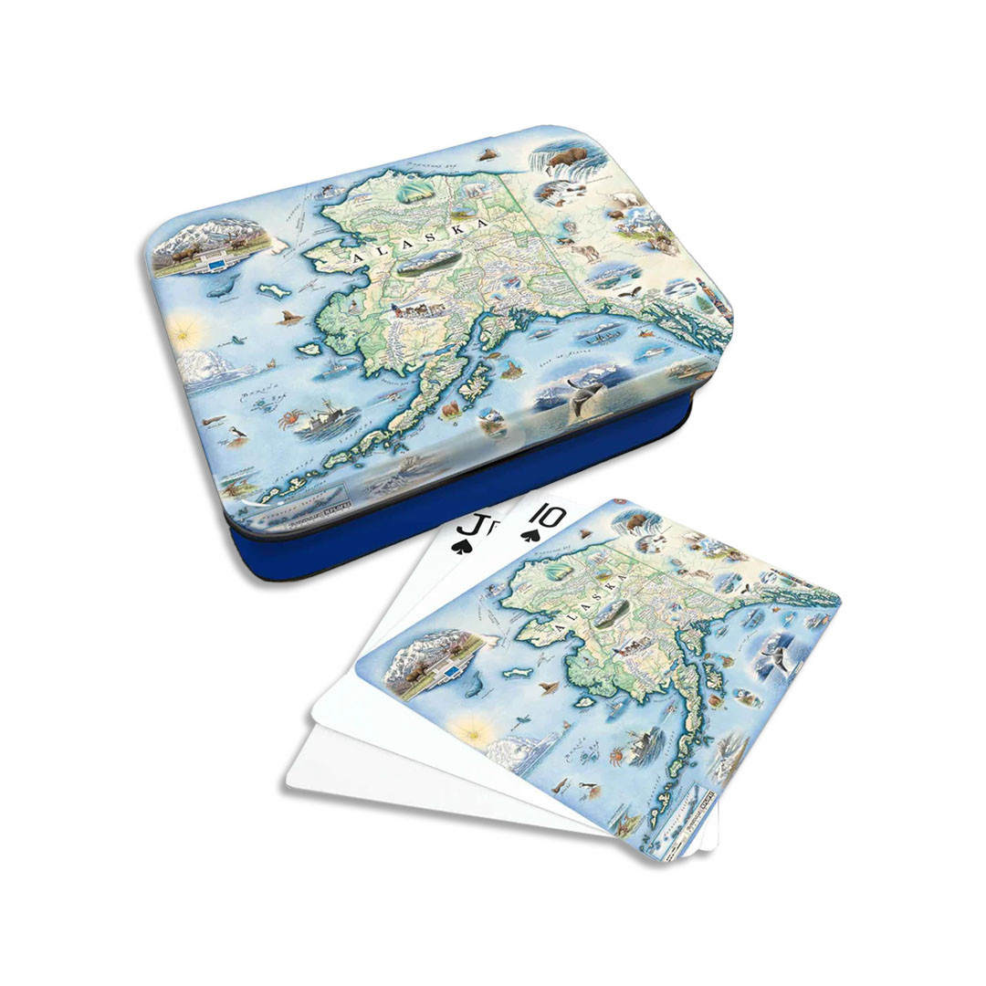 Alaska Map Playing Cards