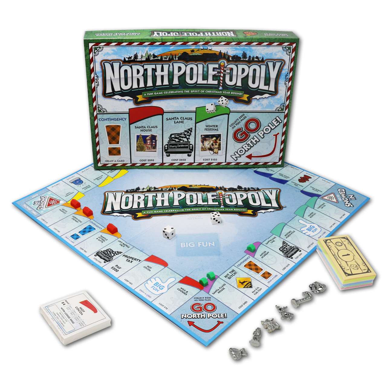 North Pole-opoly Board Game