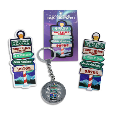 Santa Claus House Directional Sign Souvenirs