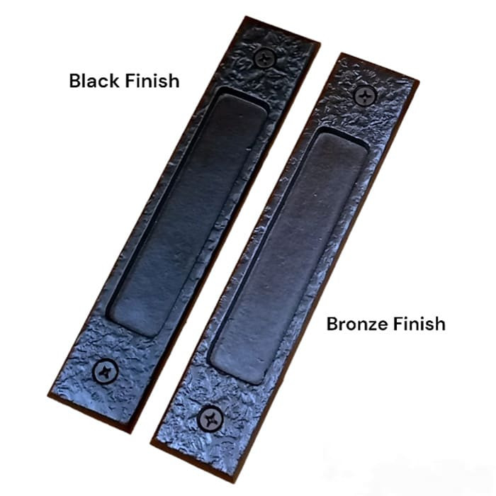 Modern Rustic Flush Finger Pull Handle