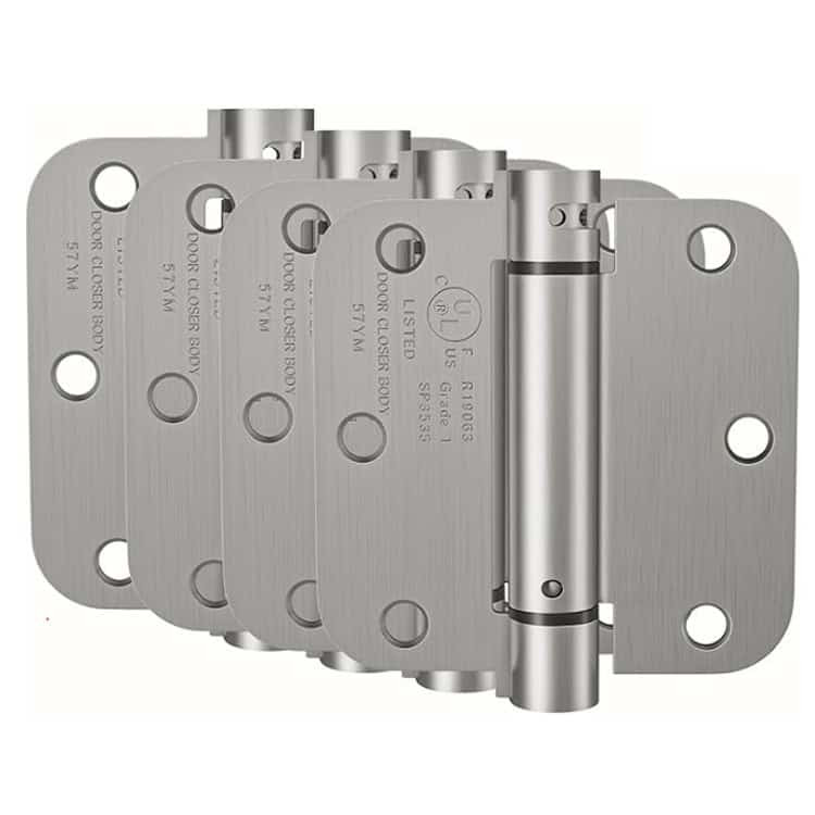 4" x 4" Mortise Single Action Spring Hinges Self Closing