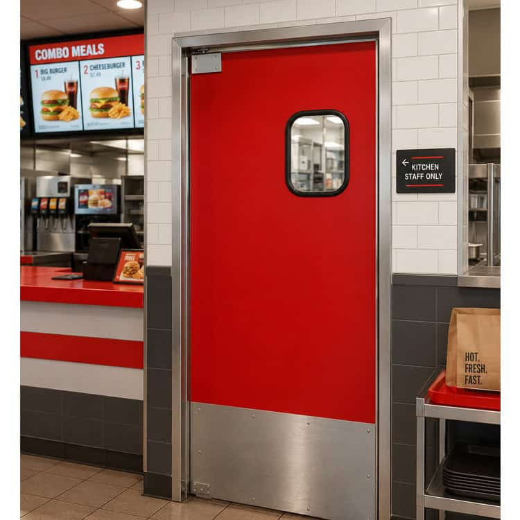Restaurant Eliason SCP15 Traffic Swinging Door | Single Swing Door