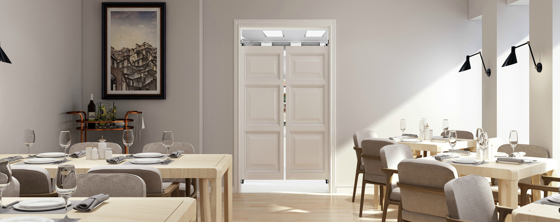 Swinging Cafe Doors | Saloon Doors | Custom Sizes & Styles